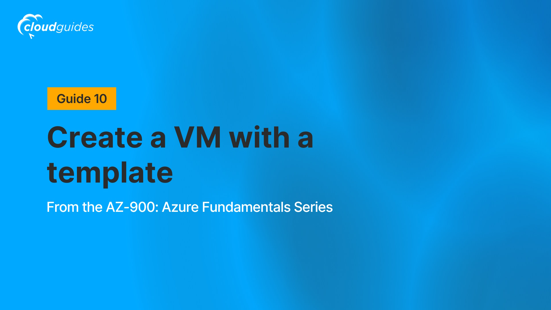 AZ-900: Create an Azure VM with PowerShell - Interactive Guide